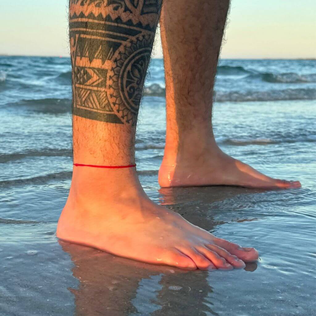 Red string ankle bracelet store